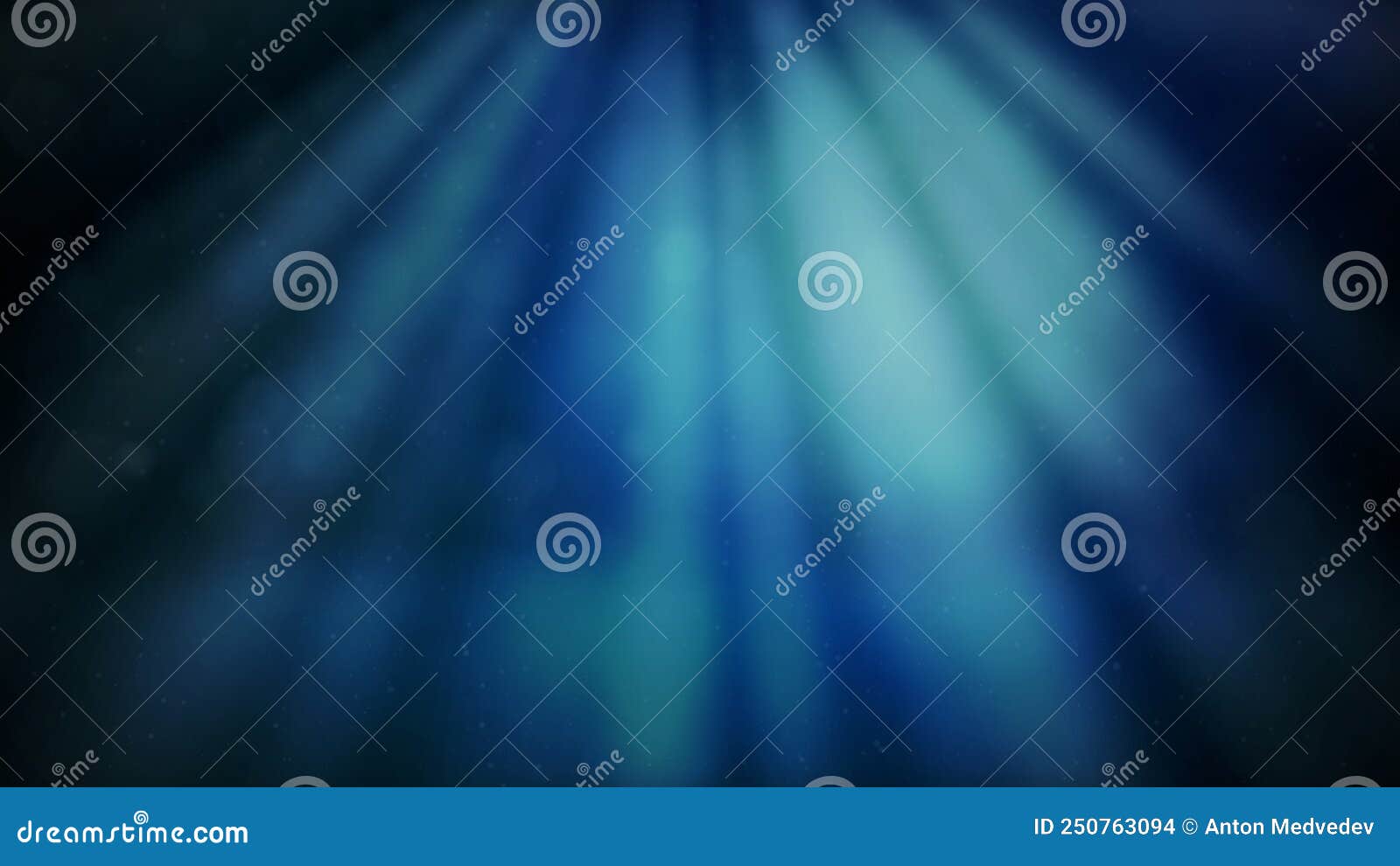 Dark Blue Soft Focus Scene with Light Rays and Smoke - Abstract 3D ...