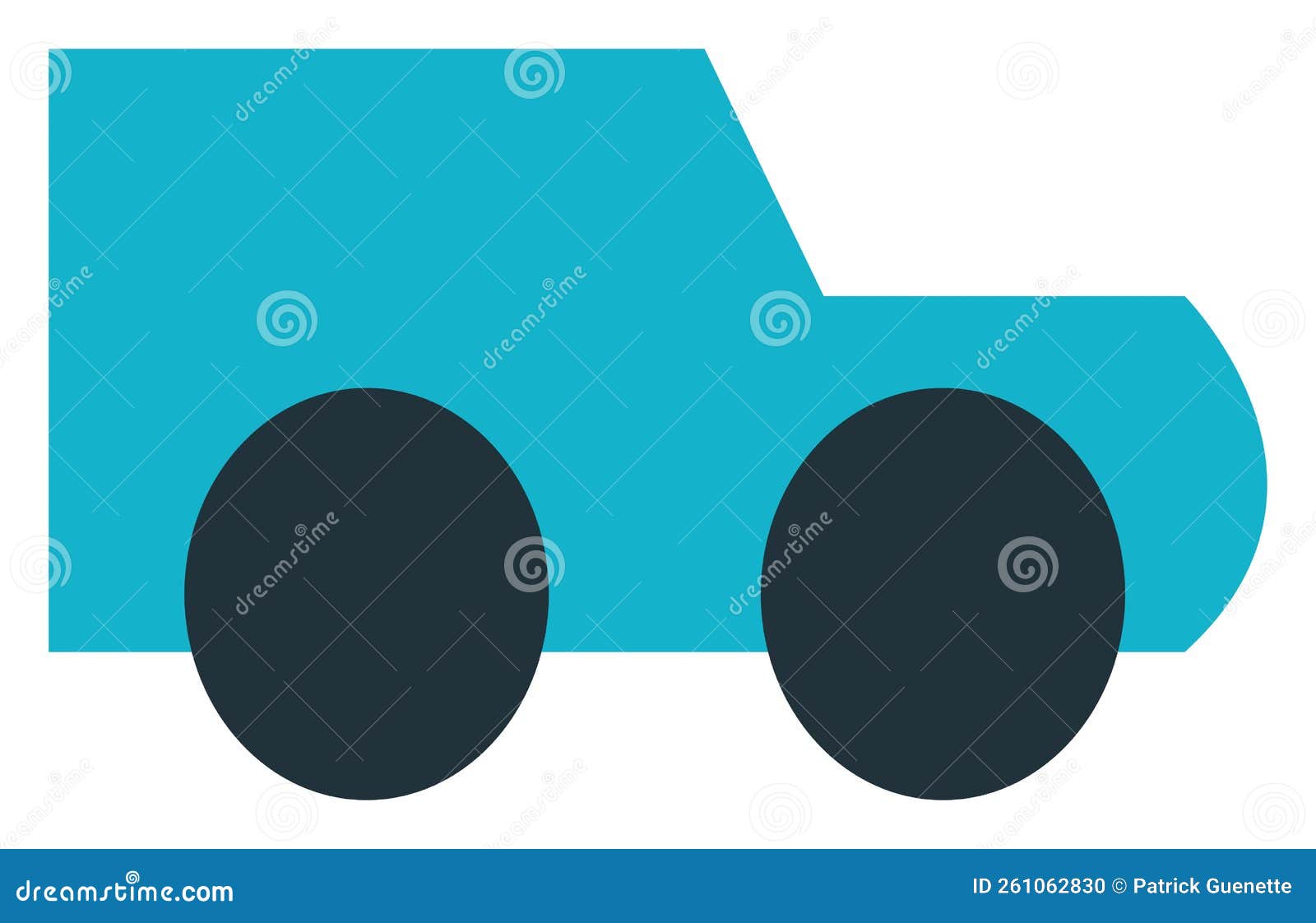 Dark blue car toy, icon stock vector. Illustration of colored - 261062830