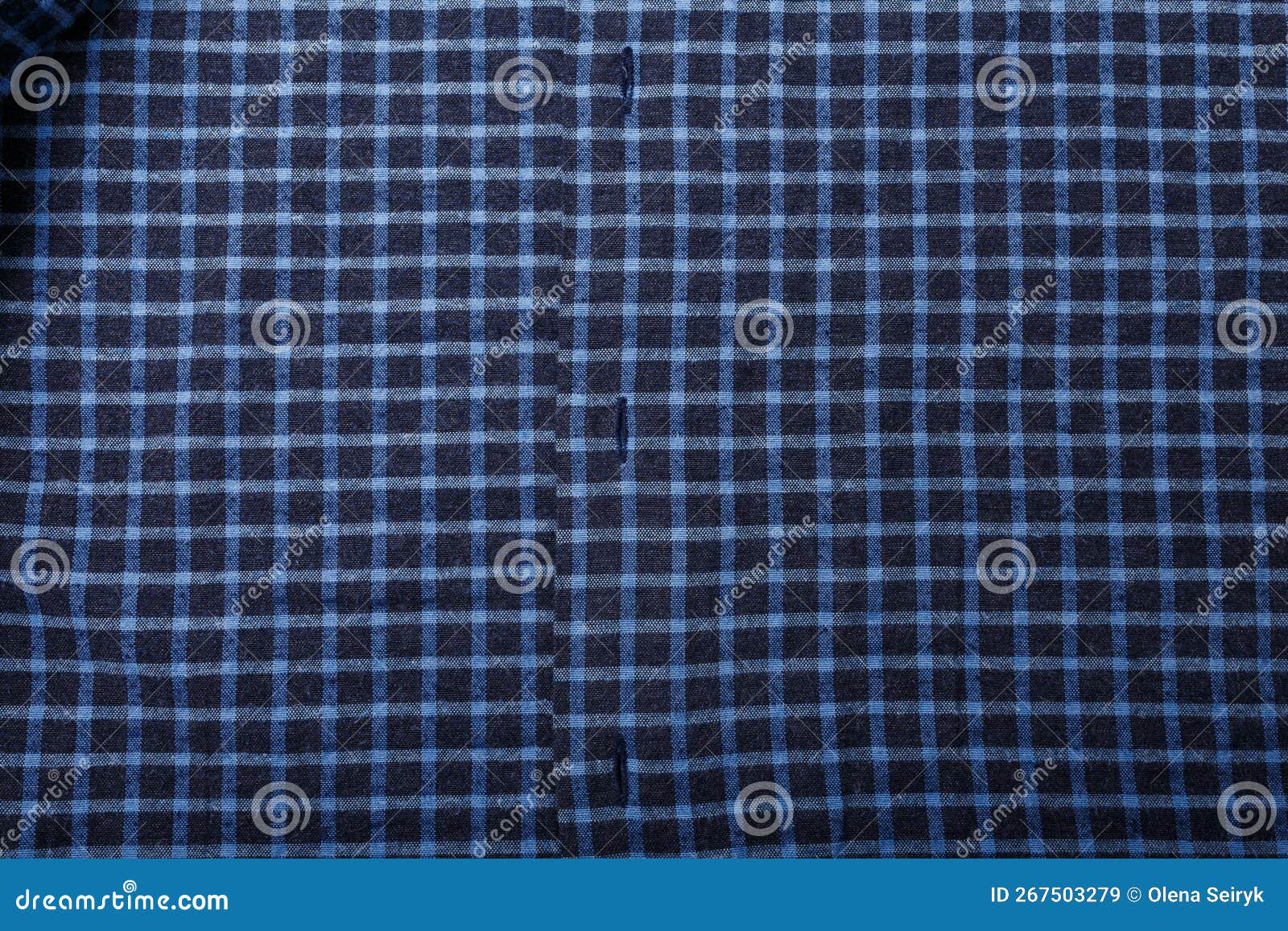 Dark Blue Checkboard Pattern Shirt Fabric Background, Garment Texture ...