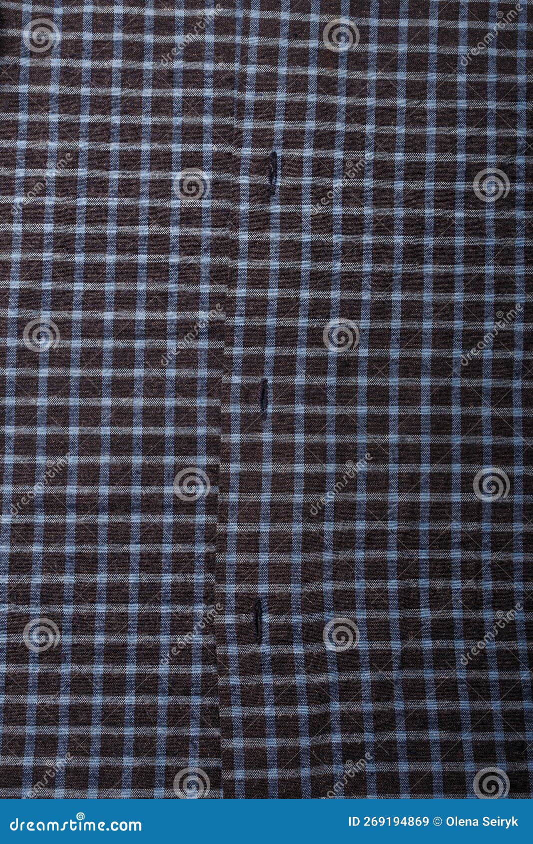 Dark Blue Checkboard Pattern Shirt Fabric Background, Garment Texture ...