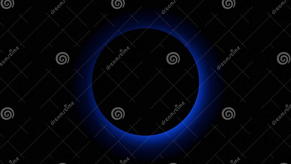 Dark Blue Circle Line Abstract Stock Illustration - Illustration of ...