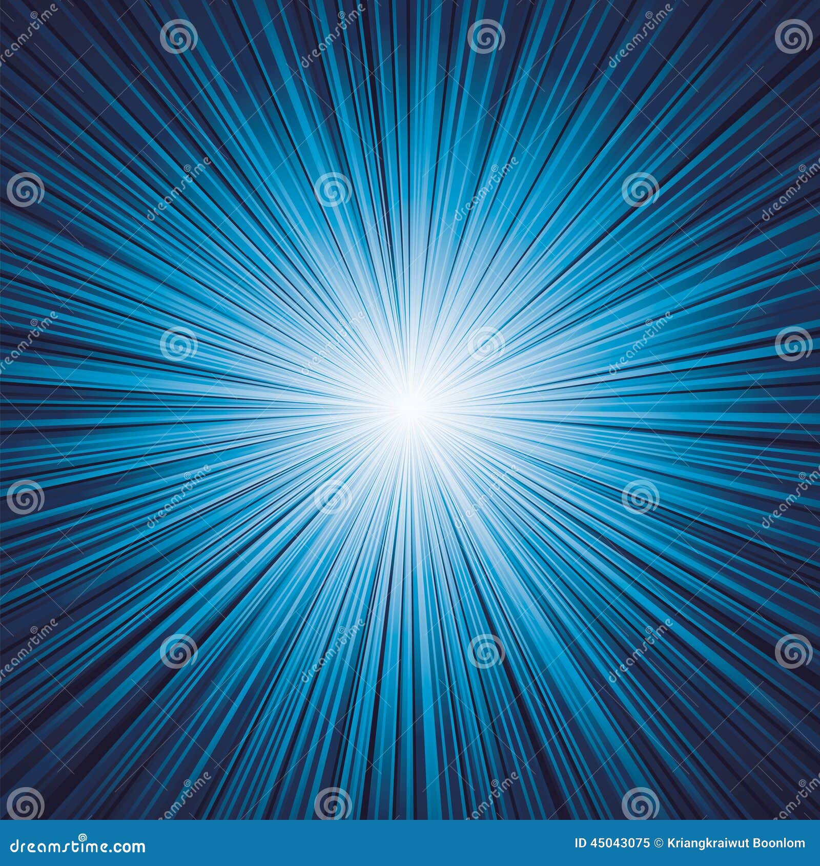 Dark Blue Color Burst. Vector. Stock Vector - Illustration of flare ...