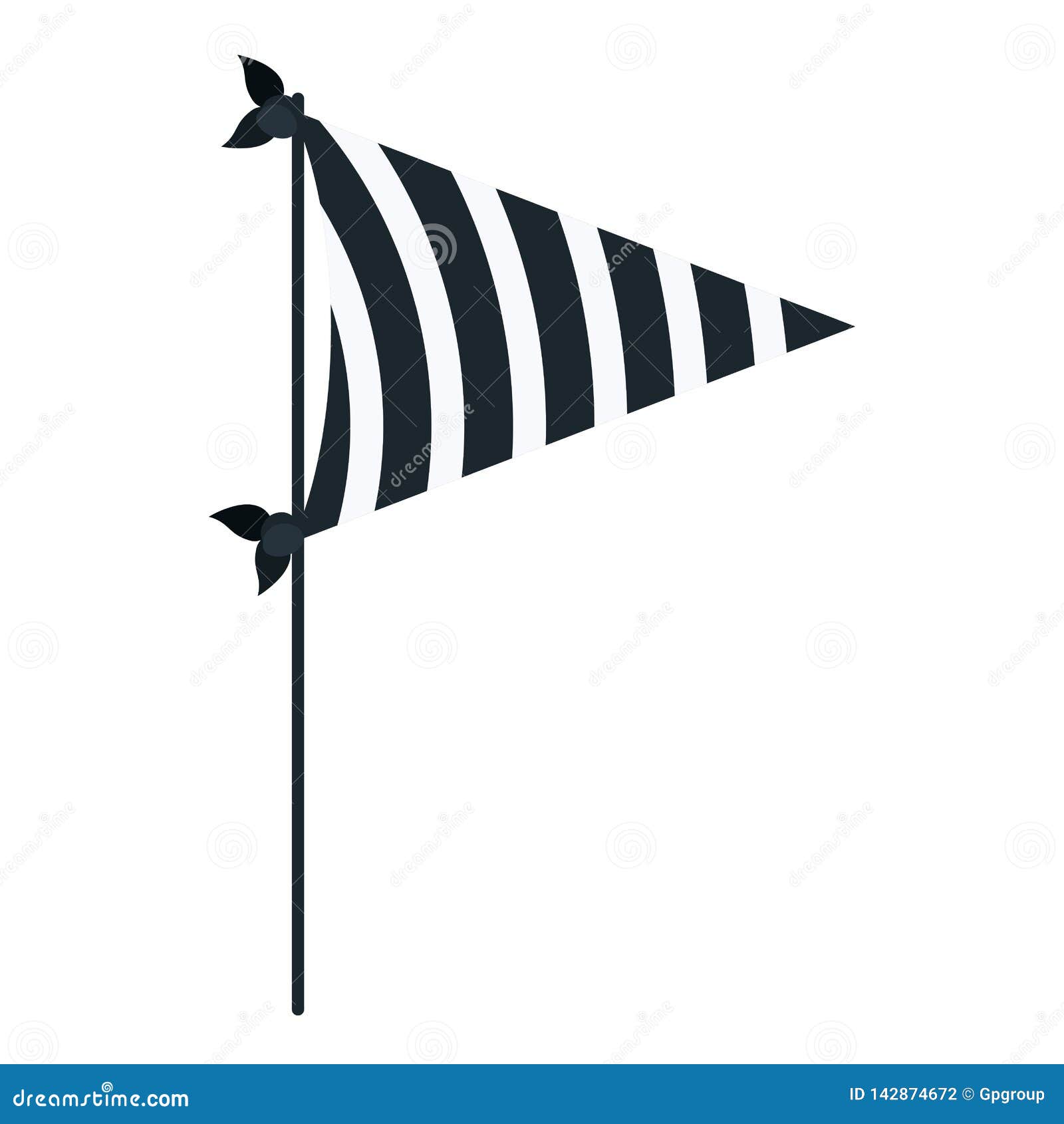 Dark Blue Color Silhouette Decorative Flags Party with Diagonal Lines ...