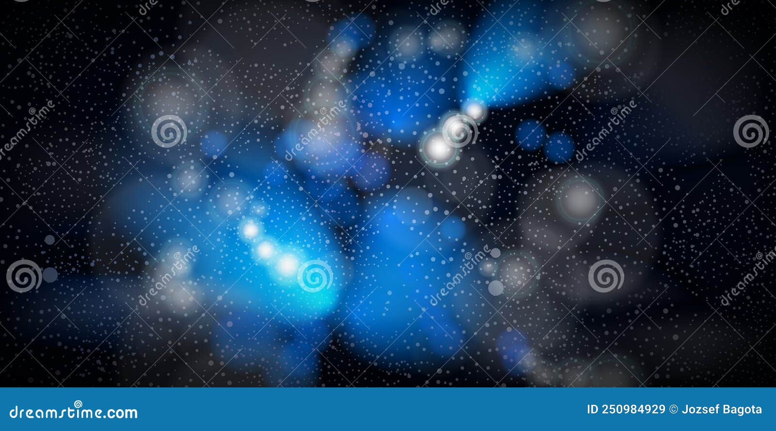 Dark Blue Cosmic Nebulae, Deep Outer Space, Cosmos Concept, Texture ...