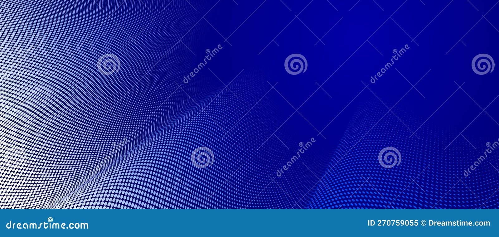 Dark Blue Dots in 3D Perspective Vector Abstract Background, Multimedia ...