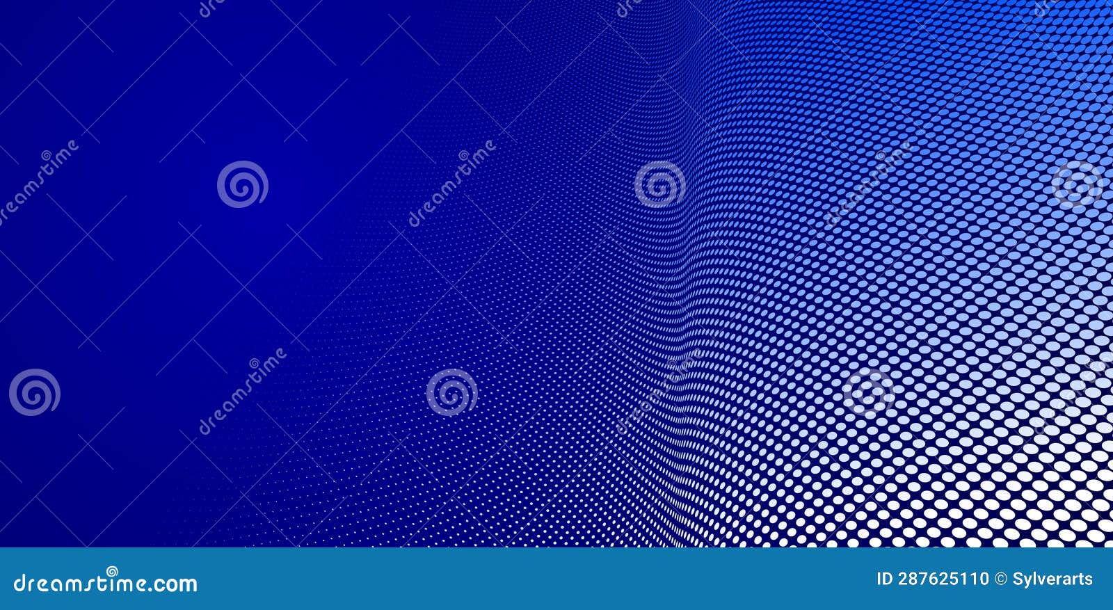 Dark Blue Dots in 3D Perspective Vector Abstract Background, Multimedia ...