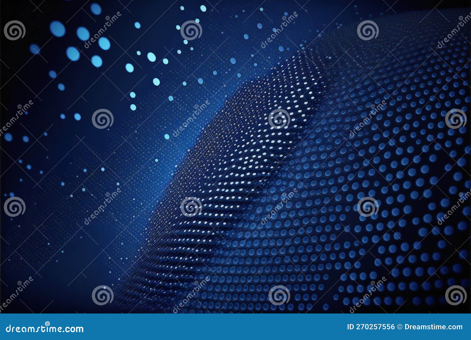 Dark Blue with Dots Pattern, Abstract, Backgrounds Stock Illustration ...