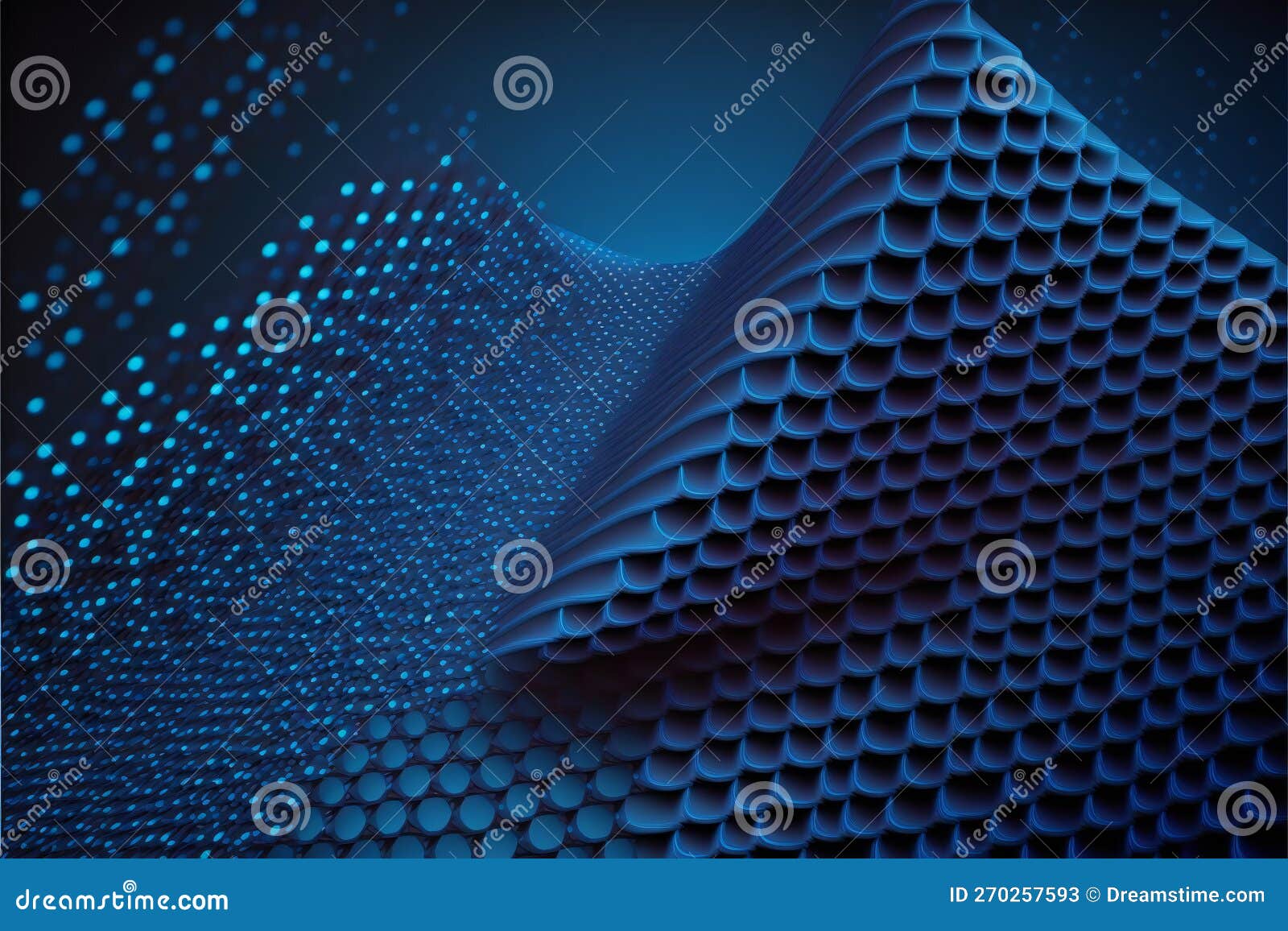 Dark Blue with Dots Pattern, Abstract, Backgrounds Stock Illustration ...