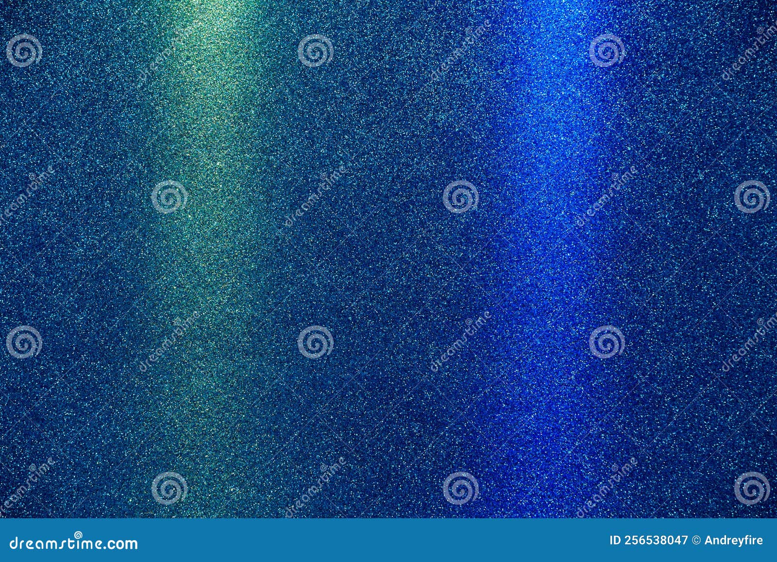 On a Dark Blue Fine-grained Background, Vertical Rays of Blue and Green ...