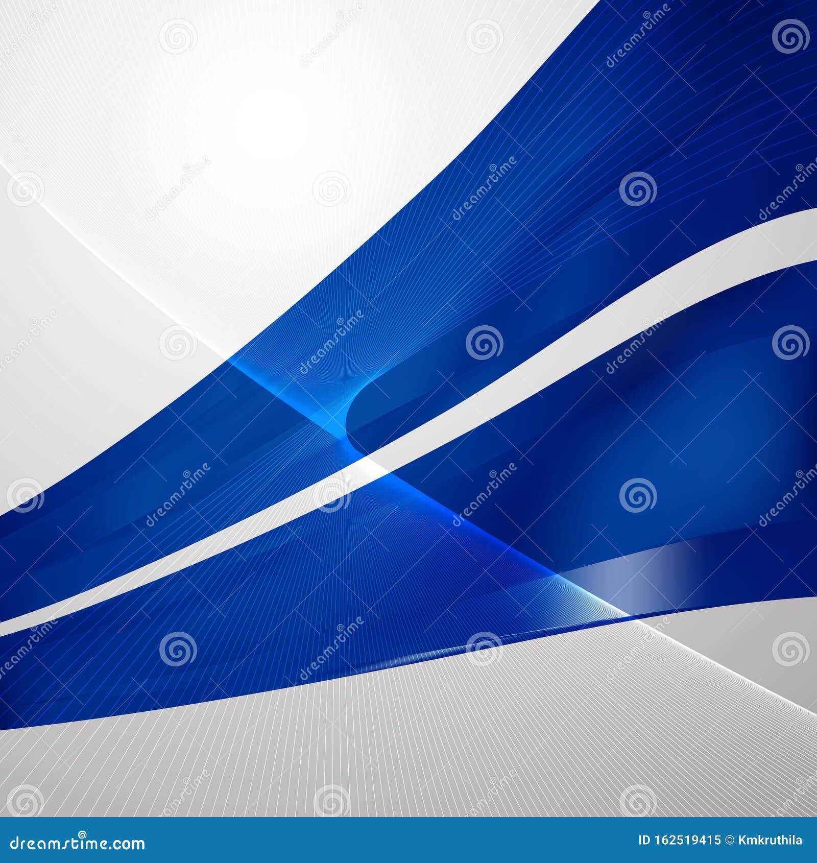 Dark Blue Flowing Curves Background Stock Vector - Illustration of ...