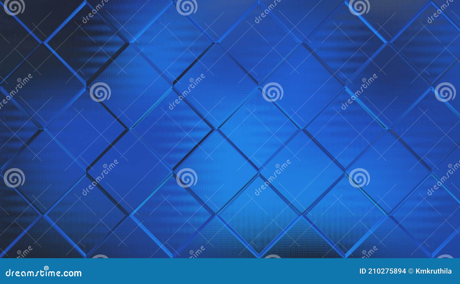Dark Blue Geometric Square Background Image Stock Illustration ...