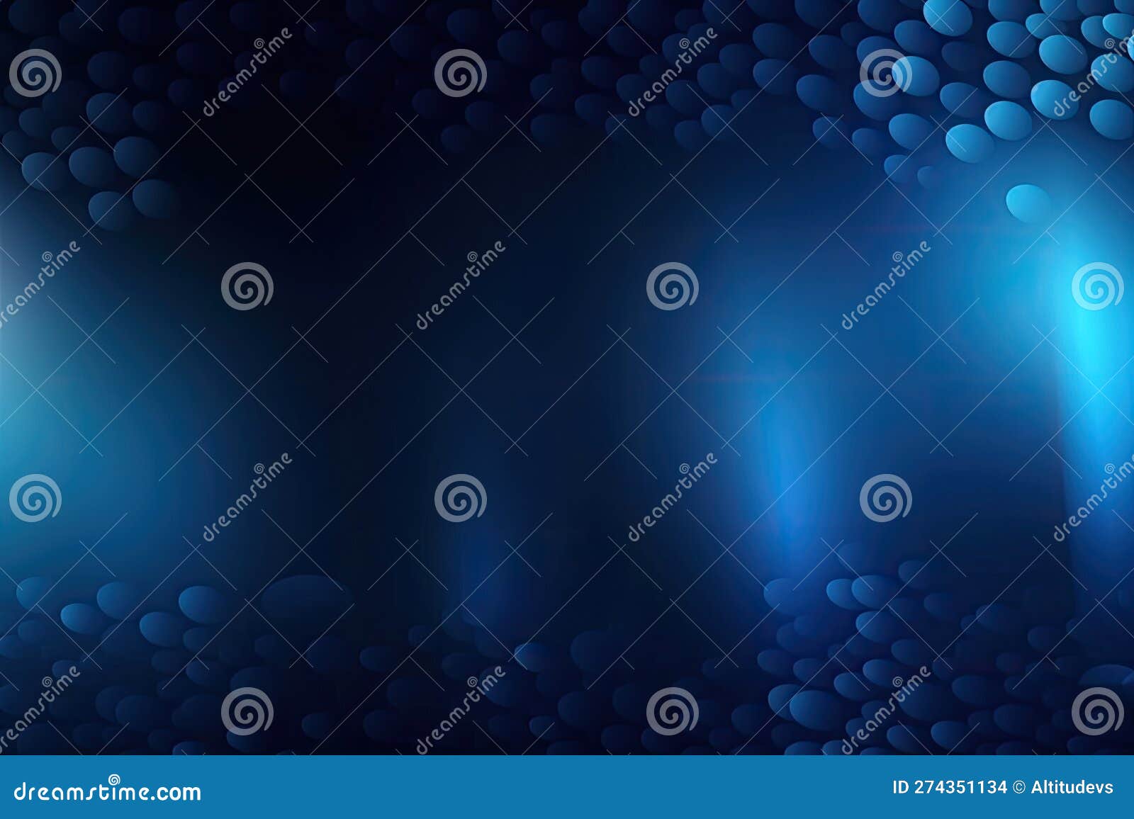 Dark Blue Gradient Background with Light Reflection on the Surface ...