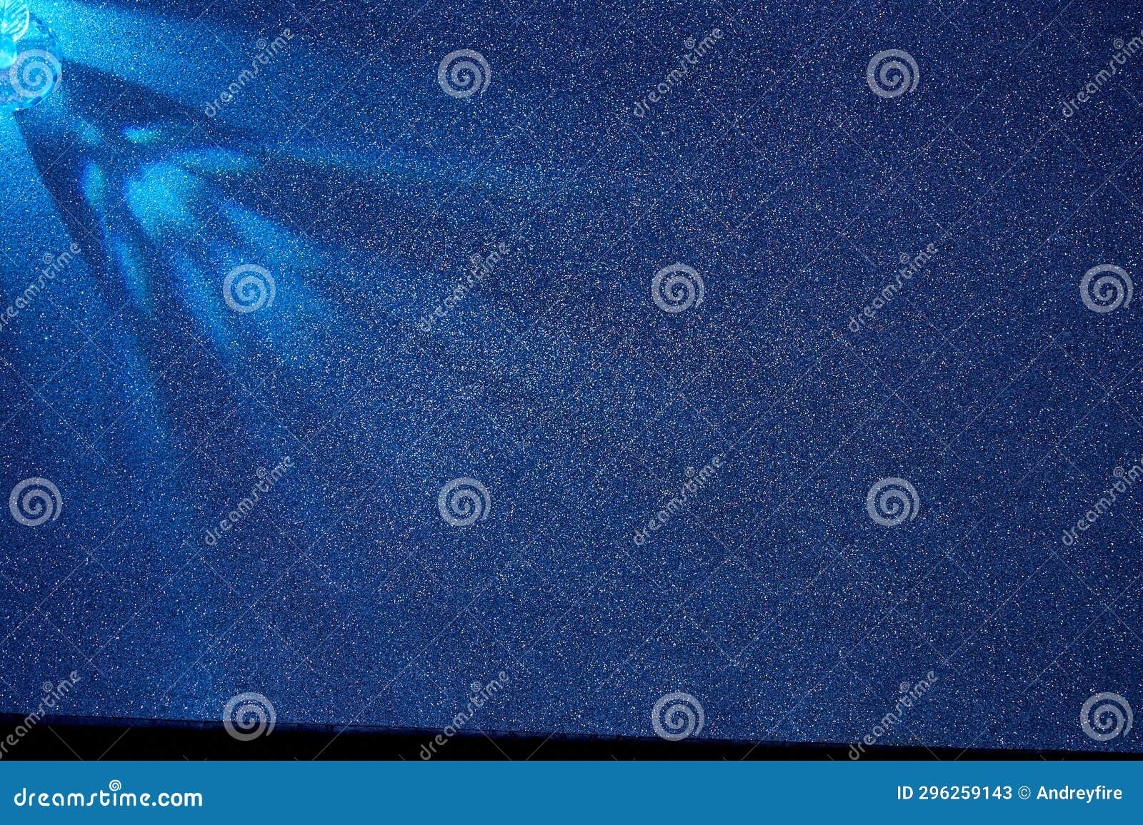 On a Dark Blue Gradient Background, Scattered Light Blue Rays of Light ...