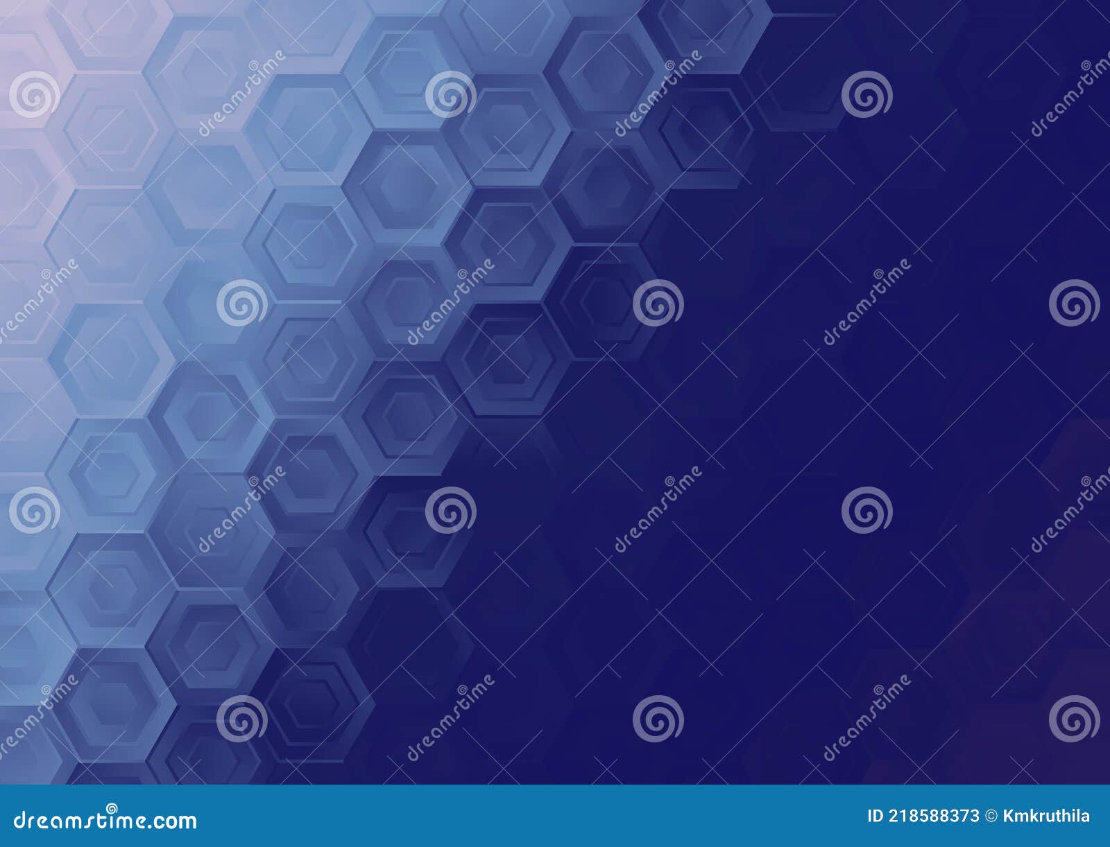 Dark Blue Gradient Hexagon Shape Background Graphic Stock Vector ...