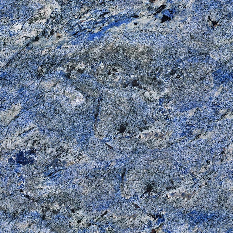 Dark Blue Granite Texture with Patterns. Seamless Square Background ...