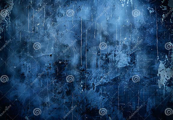 Dark Blue Grunge Texture Background Stock Illustration - Illustration ...