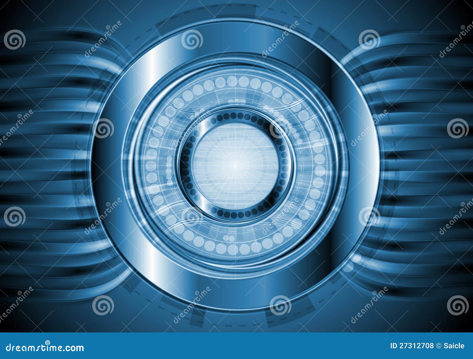Dark Blue Hi-tech Background. Vector Design Stock Vector - Illustration ...