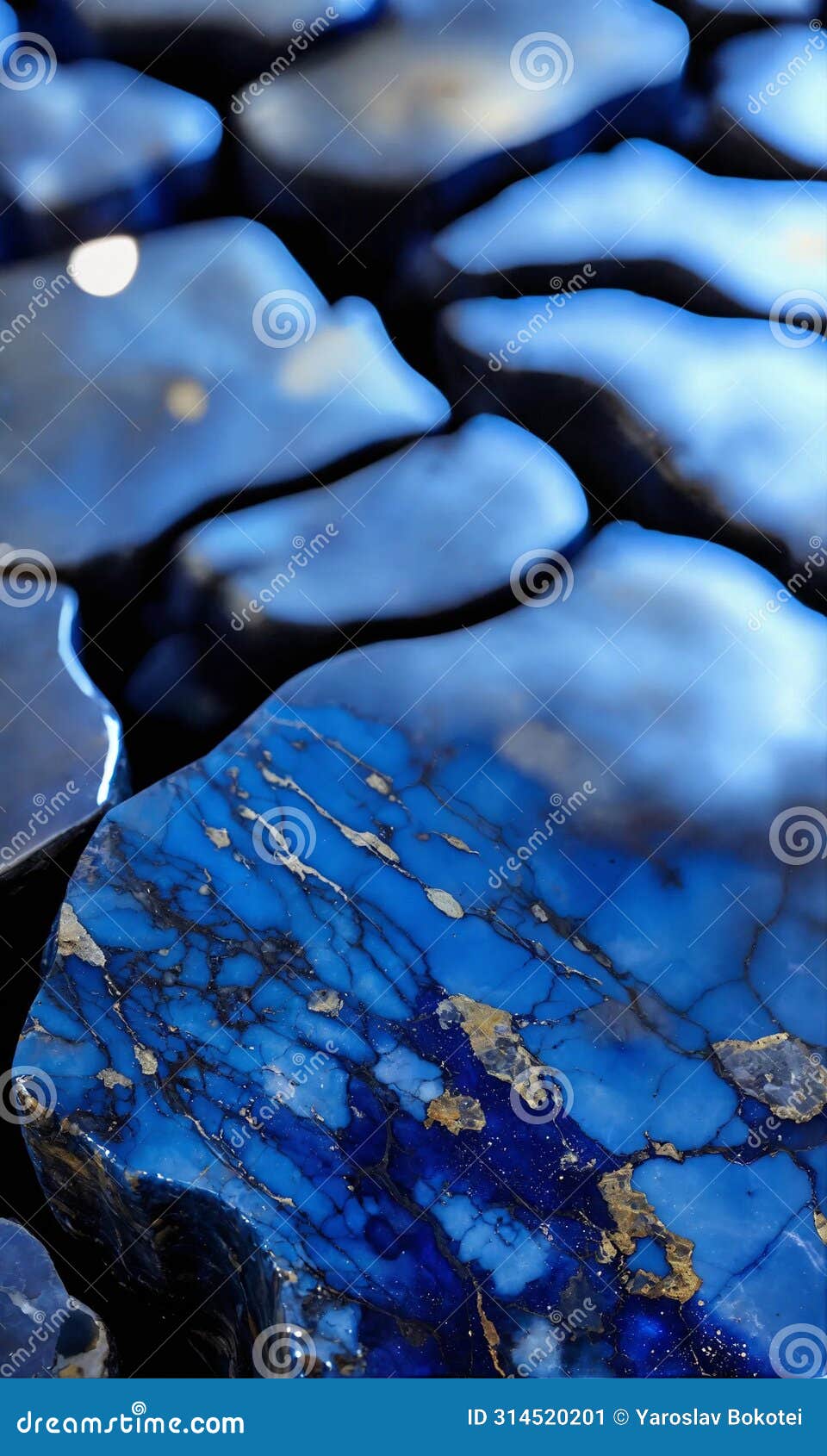 Dark Blue Jasper Stone Wall Texture Brick Stock Illustration ...