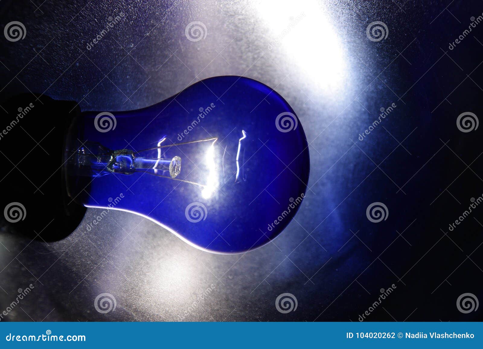Dark blue lamp stock photo. Image of dark, illumination - 104020262