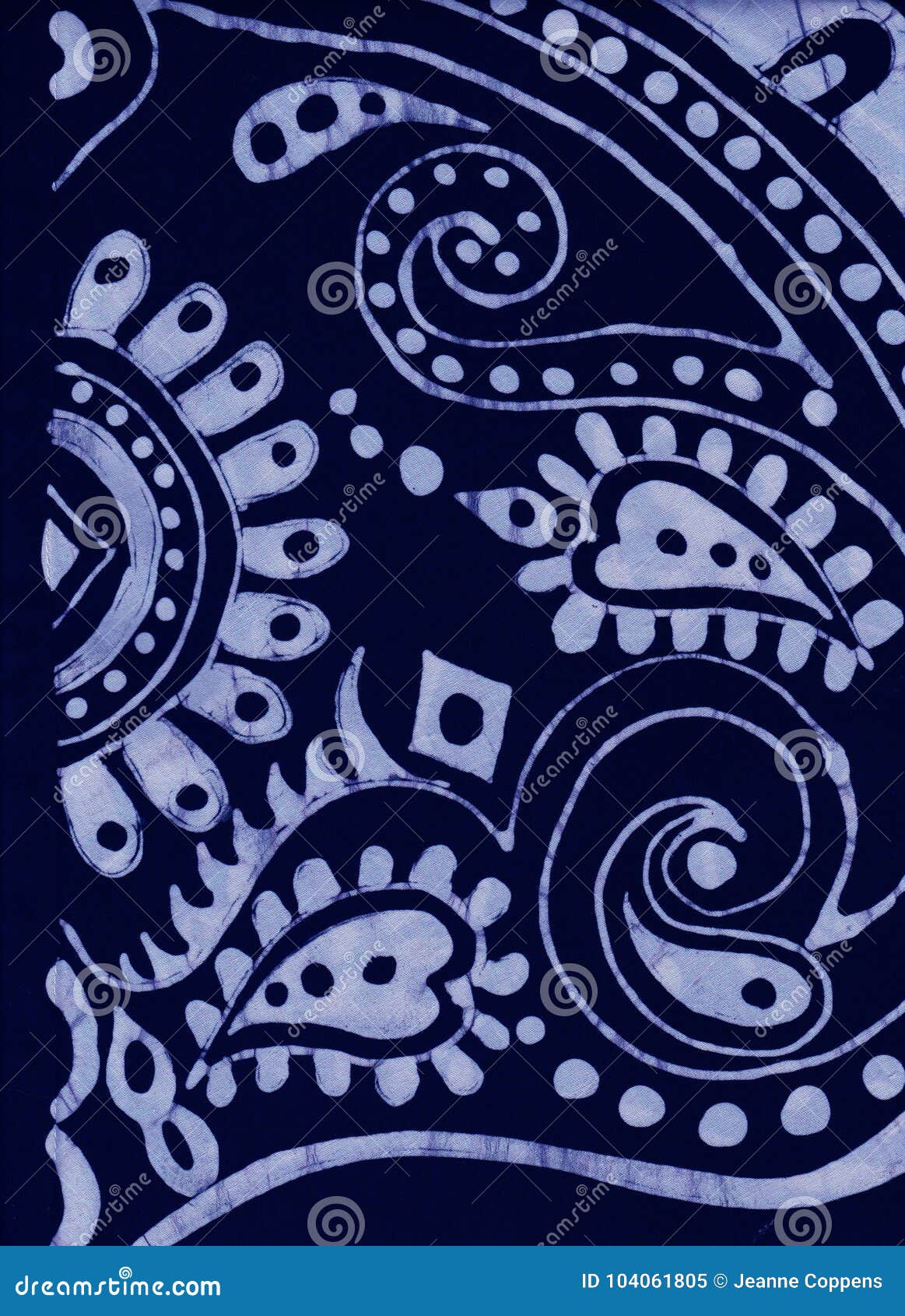 Dark Blue and Light Blue Batik Background. Stock Image - Image of dark ...