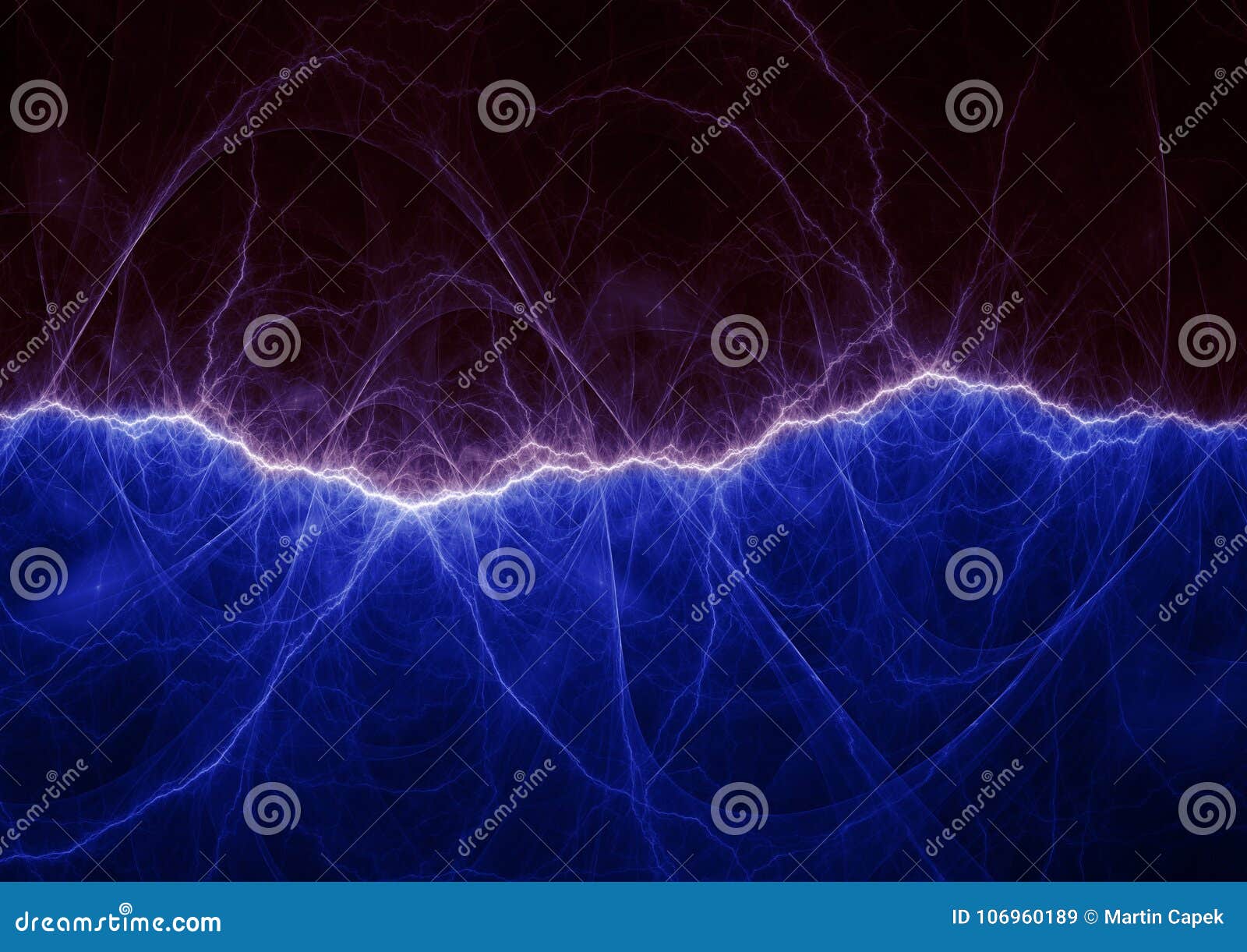 Dark Blue Lightning Plasma Background Stock Image | CartoonDealer.com ...
