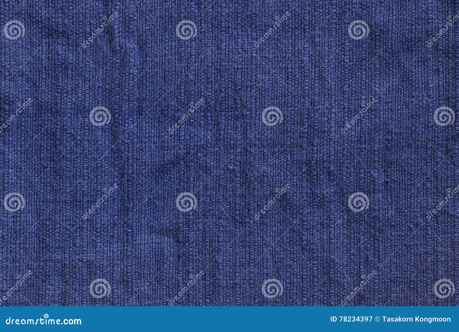 Dark Blue Linen for Pattern and Background Stock Image - Image of macro ...