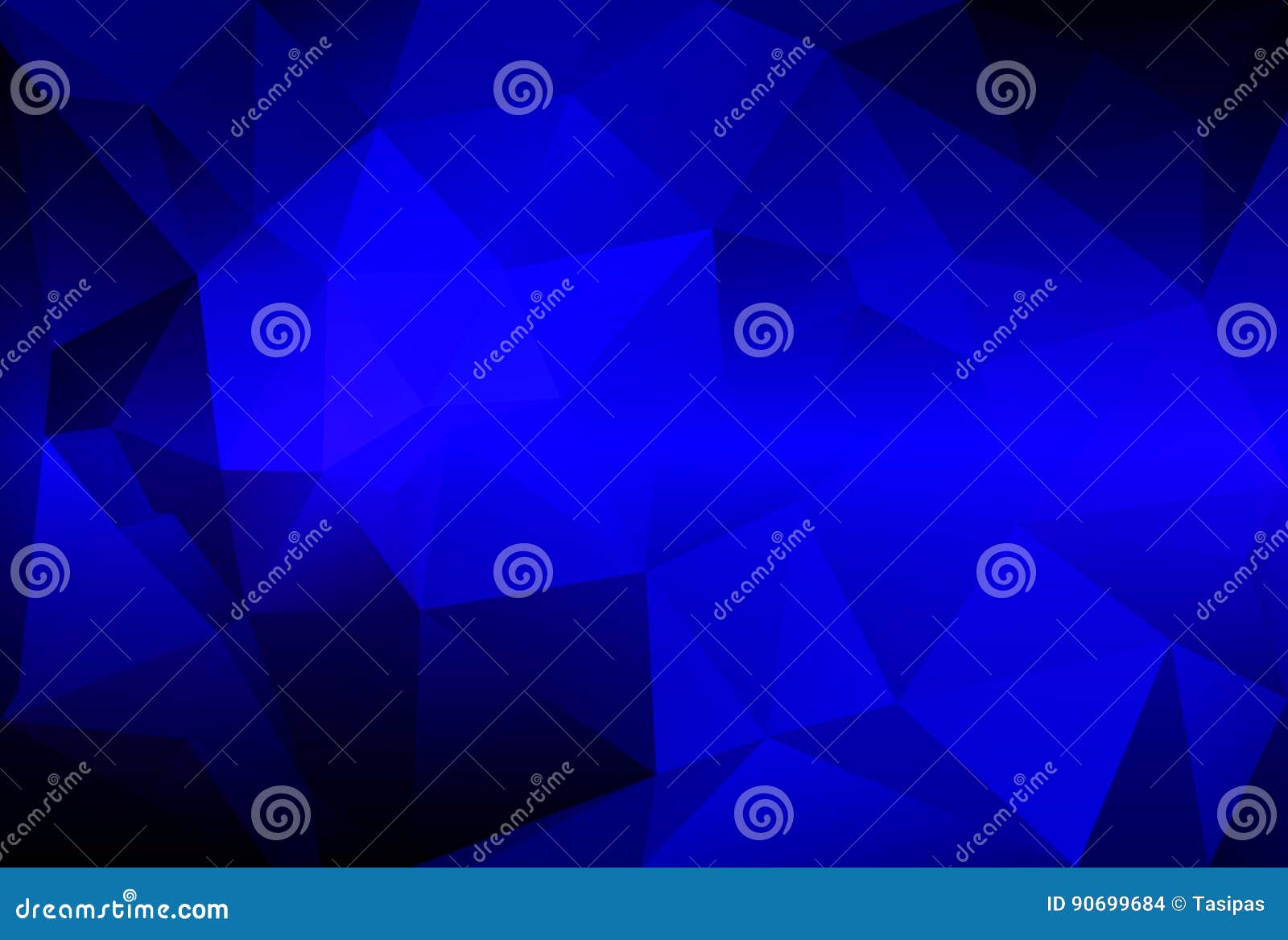 Dark Blue Low Poly Background Stock Vector - Illustration of polygon ...