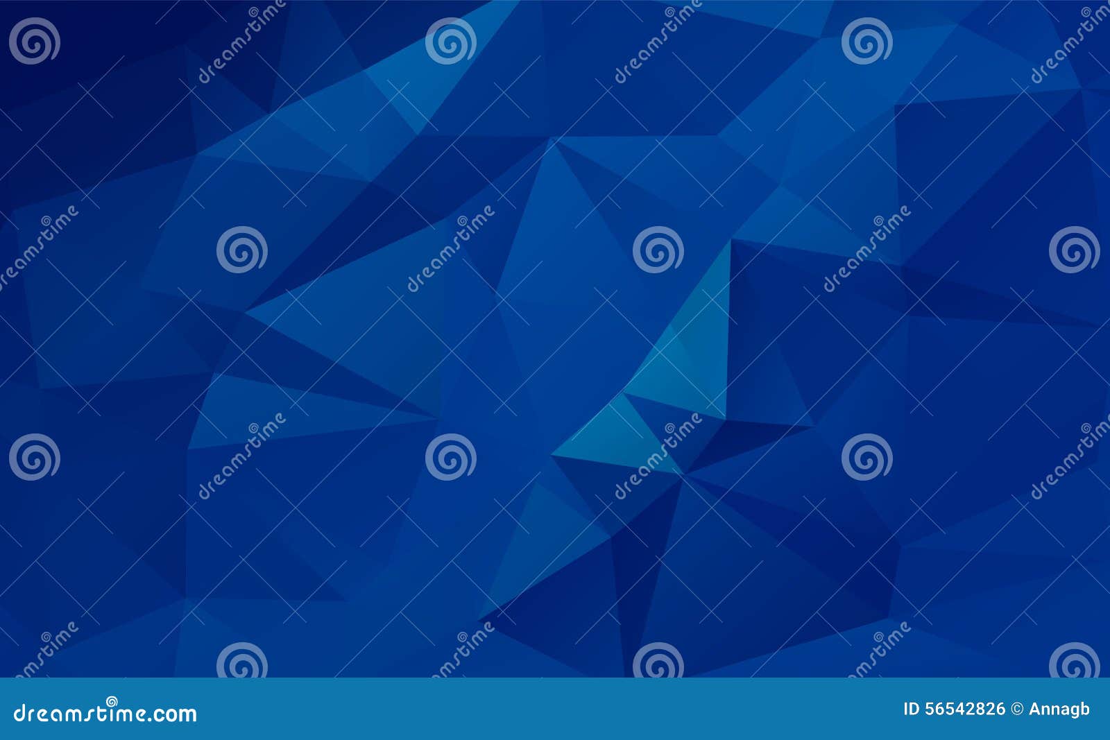 Dark Blue Low Poly Background Vector Stock Vector - Illustration of ...