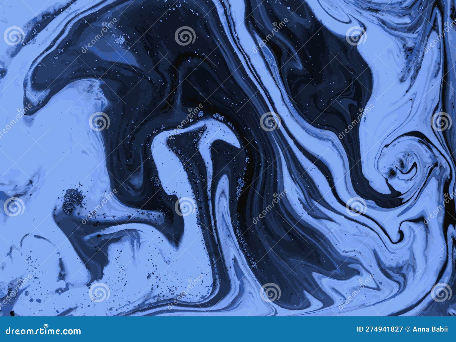 Dark Blue Marble Abstract Vector Background Stock Vector - Illustration ...