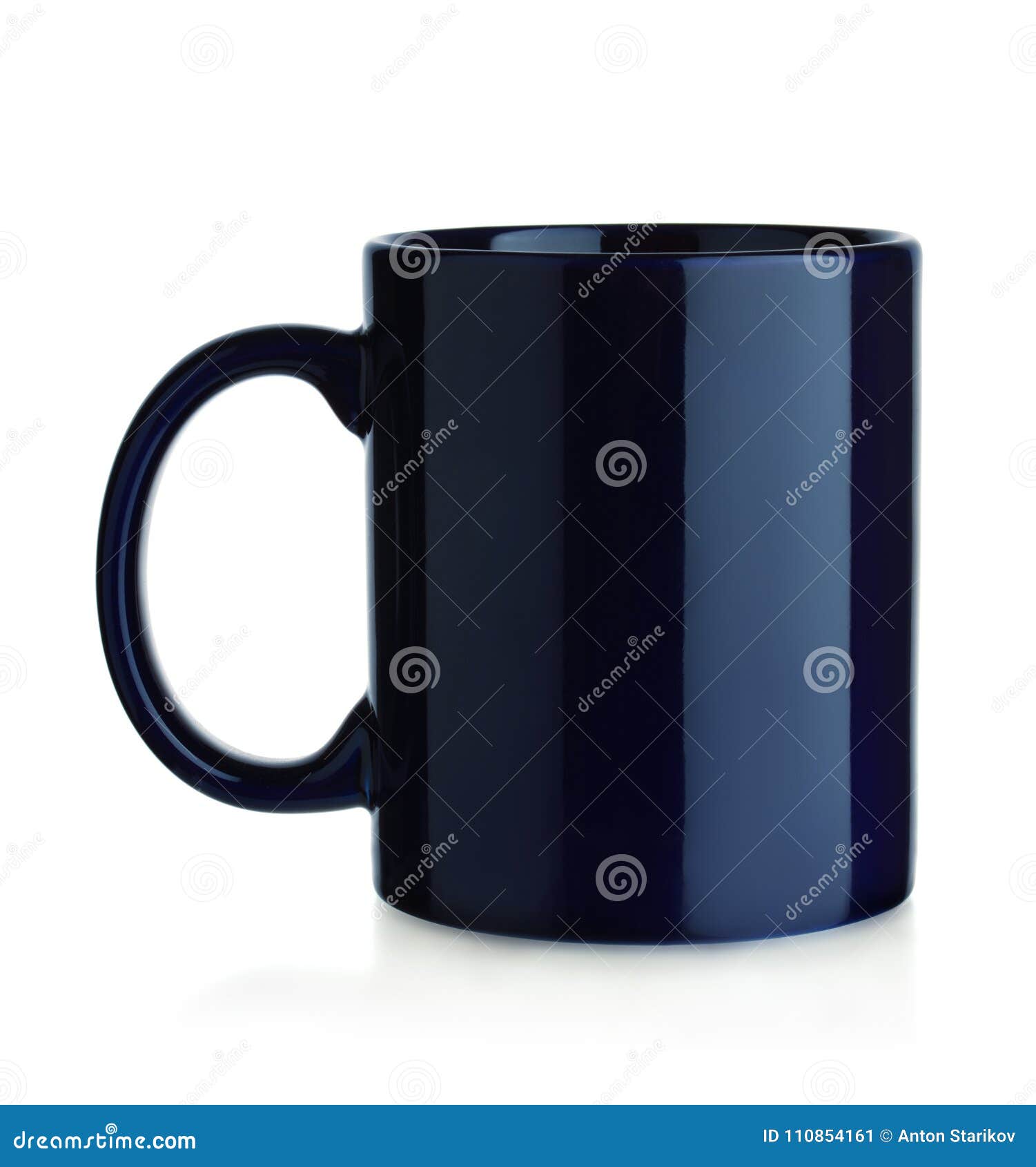 Dark blue mug stock image. Image of food, glass, closeup - 110854161