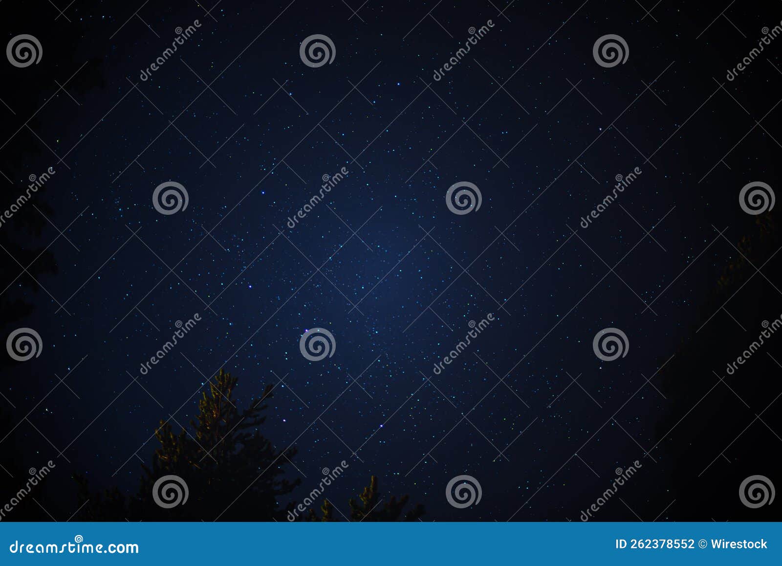 Dark Blue Night Sky with Stars. Stock Photo - Image of outside ...