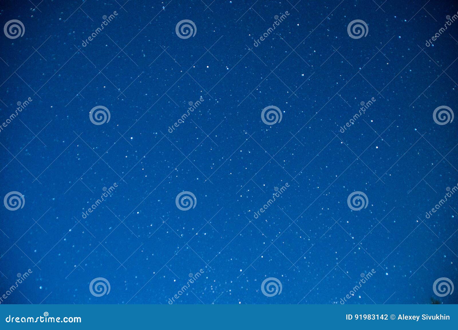 Dark Blue Night Sky with Stars Stock Photo - Image of indigo, cold ...