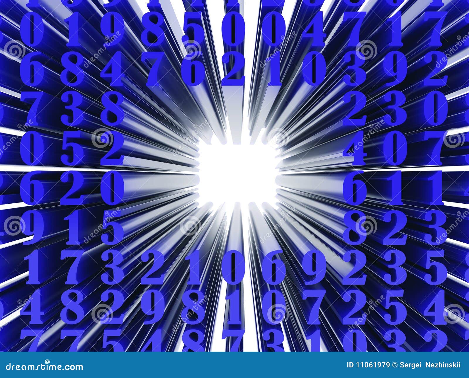 Dark blue numeral stock illustration. Illustration of numeral - 11061979