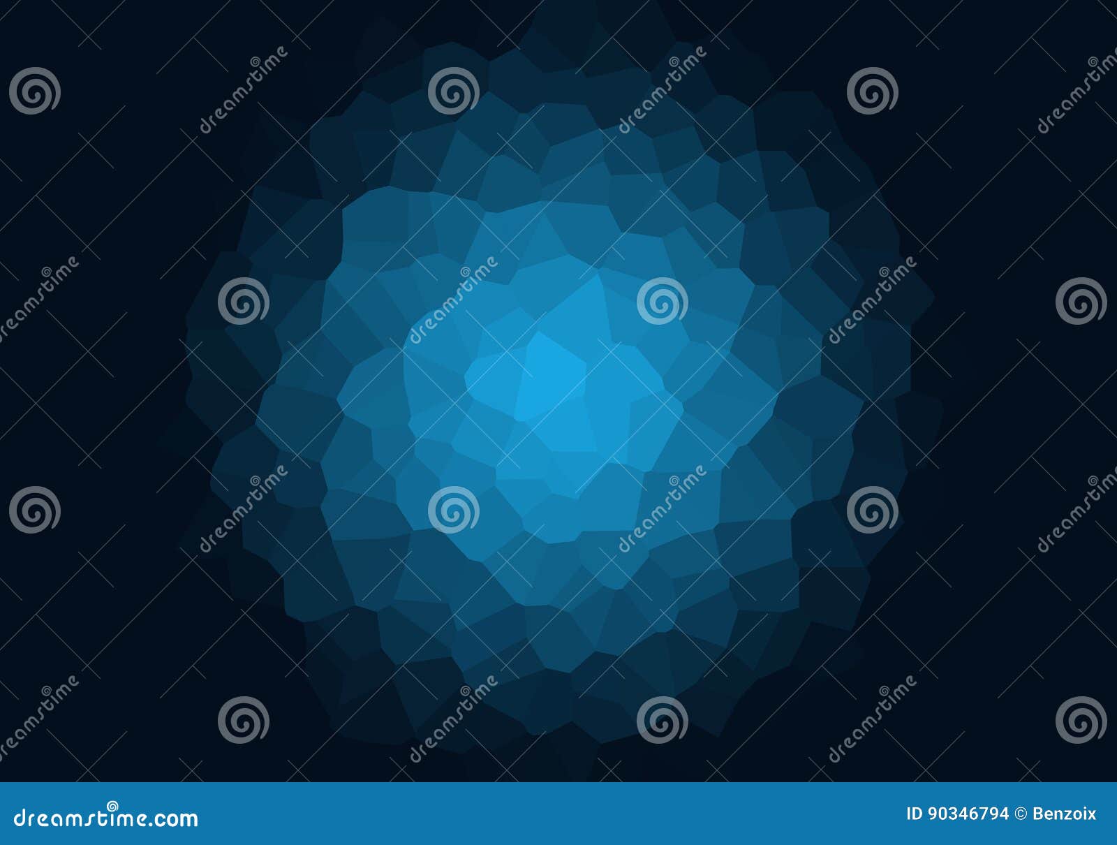 Dark Blue, Pattern. Seamless Triangular. Geometric Stock Illustration ...