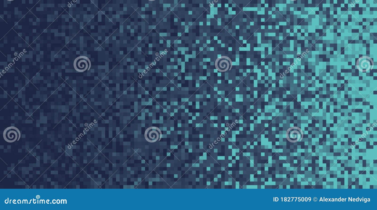Dark Blue Pixilated Gradient Background Stock Illustration ...