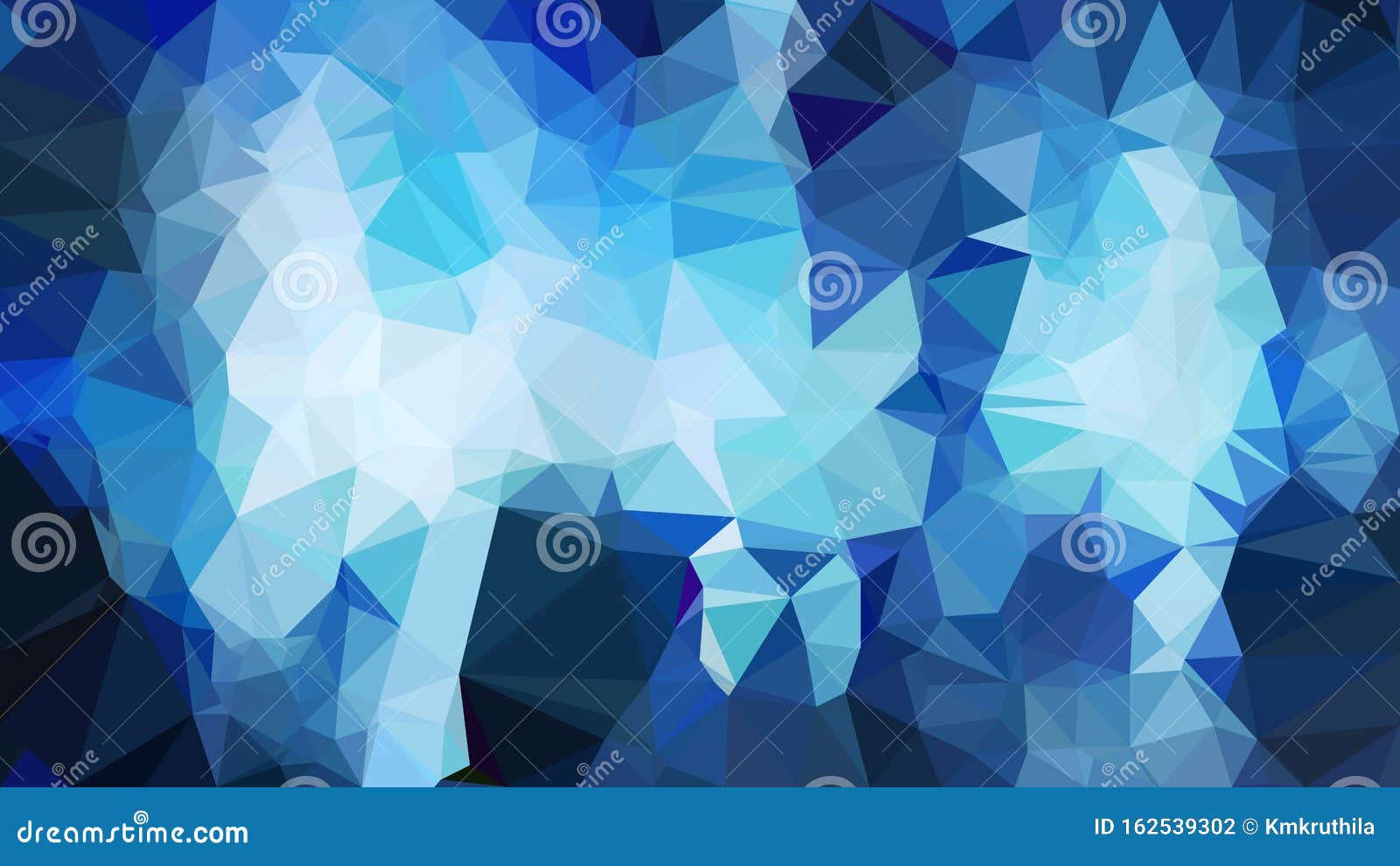 Dark Blue Polygon Background Template Design Stock Vector ...