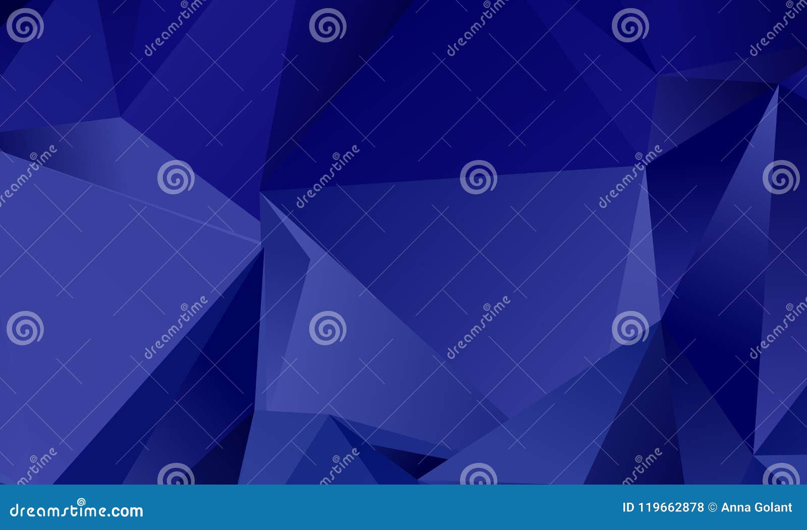 Dark Blue Polygon Background with Triangles of Different Shape and Size ...