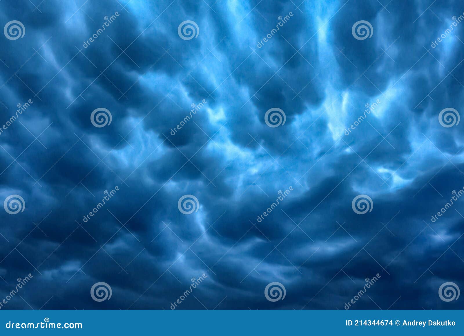 Dark Blue Rain Clouds Sky Texture Background Stock Photo - Image of ...