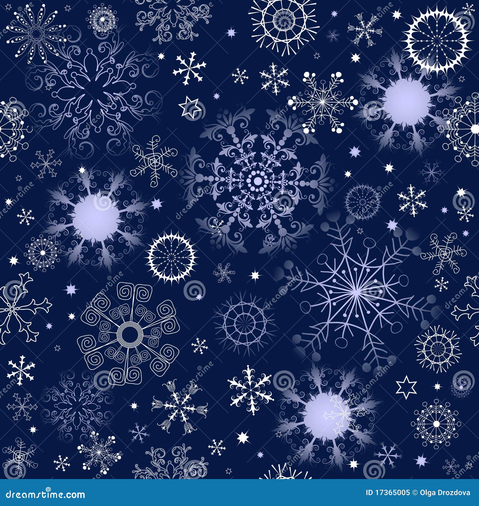 Dark Blue Repeating Pattern Stock Vector - Illustration of snow ...
