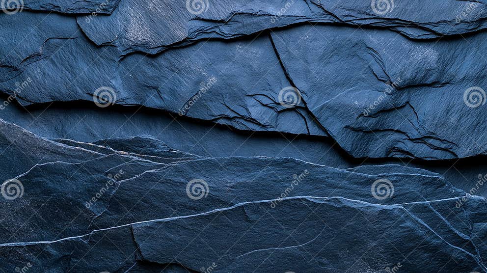 Dark Blue Rock Texture Background with Layered Patterns and Natural ...