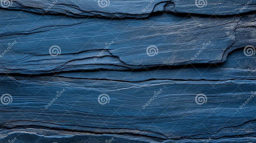 Dark Blue Rock Texture Background with Layered Patterns and Natural ...