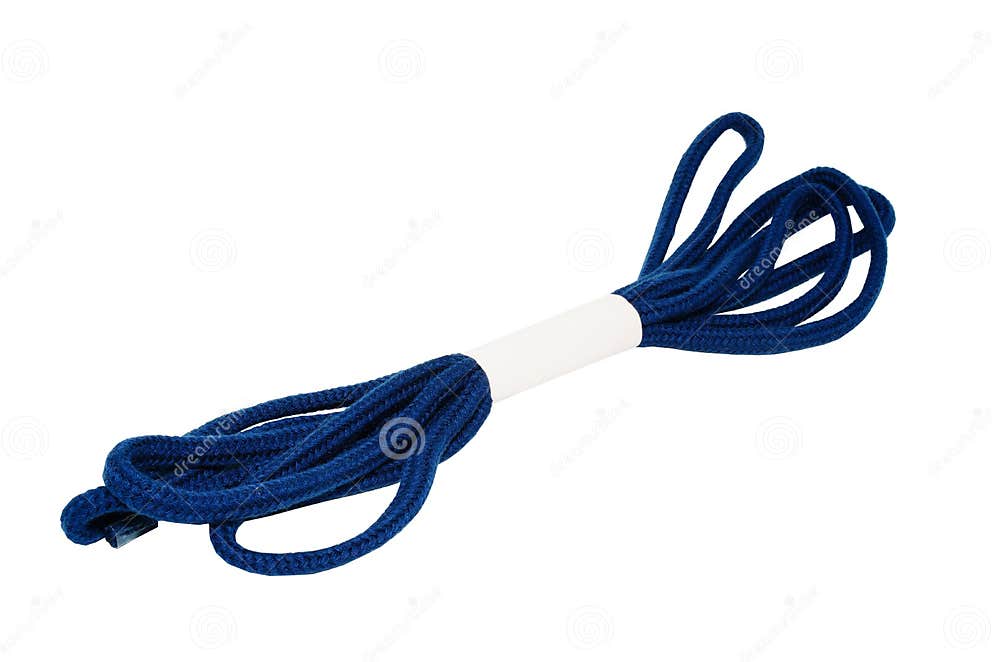Dark blue rope isolated stock photo. Image of rope, texture - 146381696