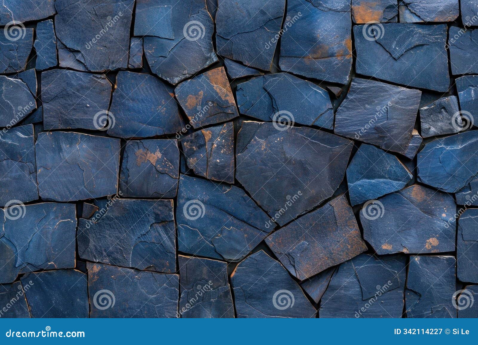 Dark Blue Rough Wall Texture Background Stock Illustration ...