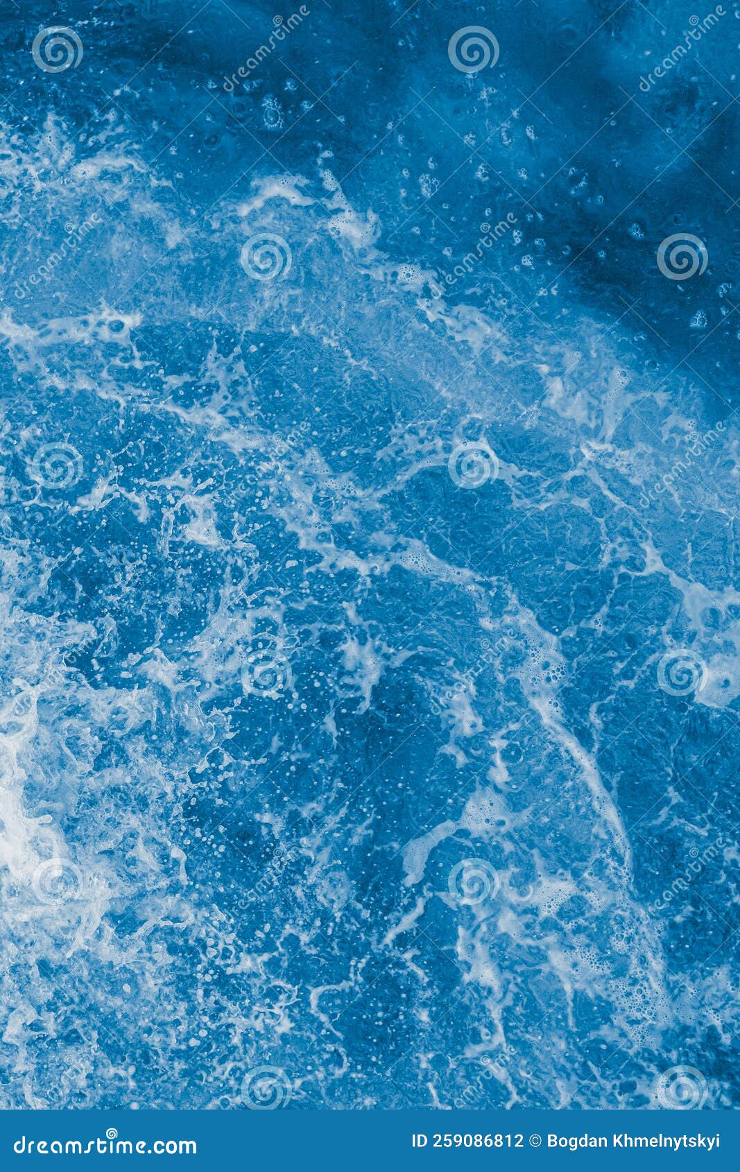 Dark Blue Sea Surface with Waves, Splash Stock Photo - Image of liquid ...