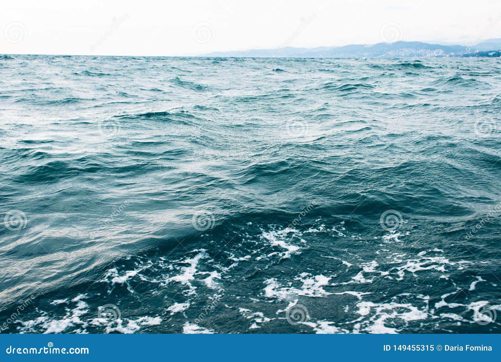 Dark Blue Sea Water Background, Waves of Blue in Black Sea Stock Image ...
