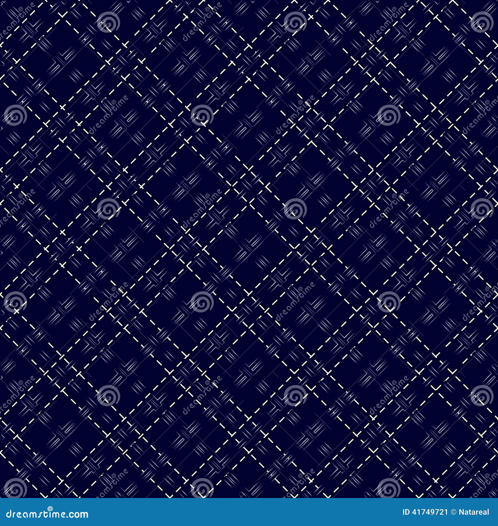 Dark Blue Seamless Mesh Pattern Stock Vector - Illustration of artistic ...