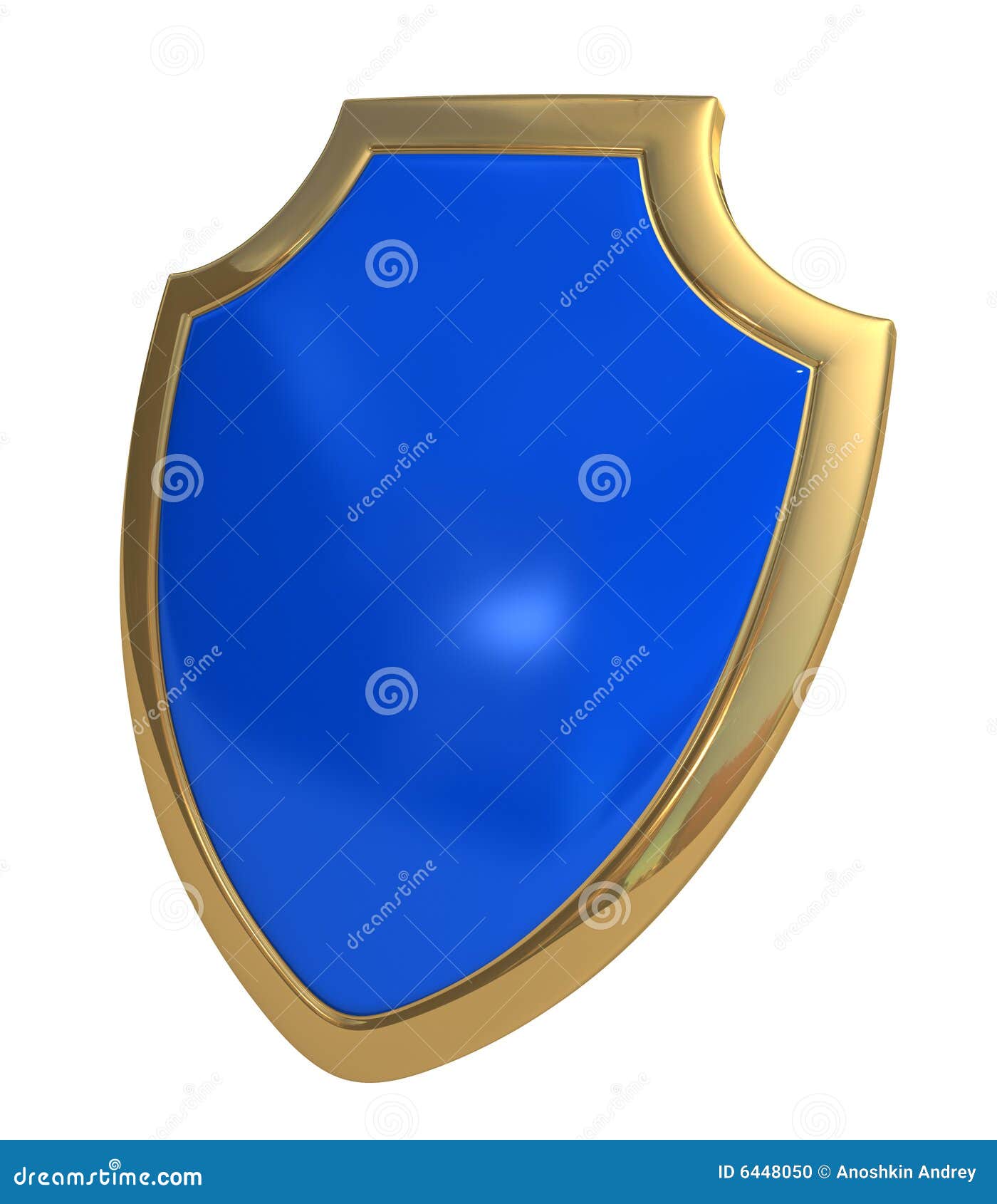 Dark blue shield stock illustration. Illustration of armor - 6448050
