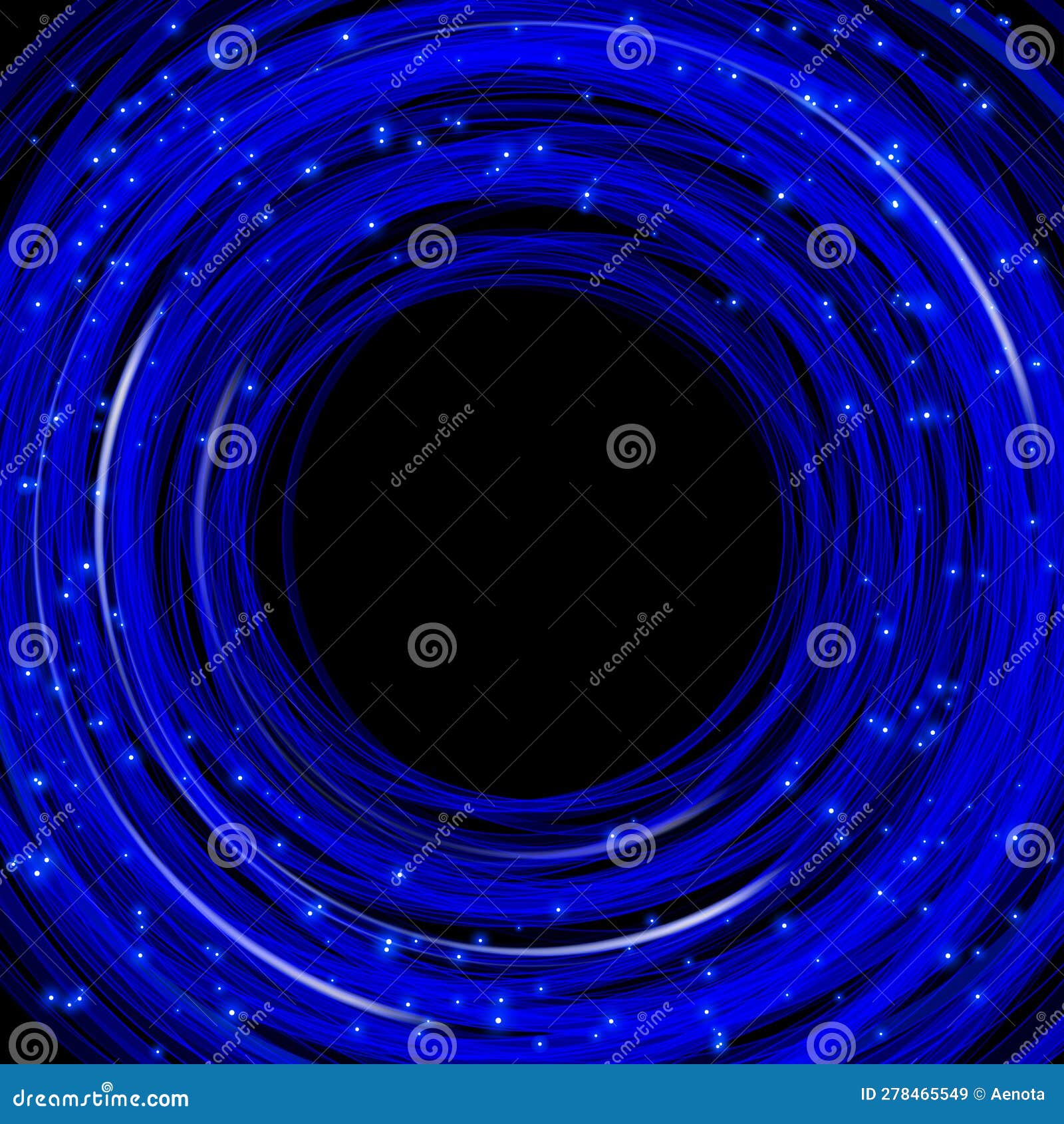 Dark Blue Shining Ring with Sparks Vector Hank Stock Vector ...