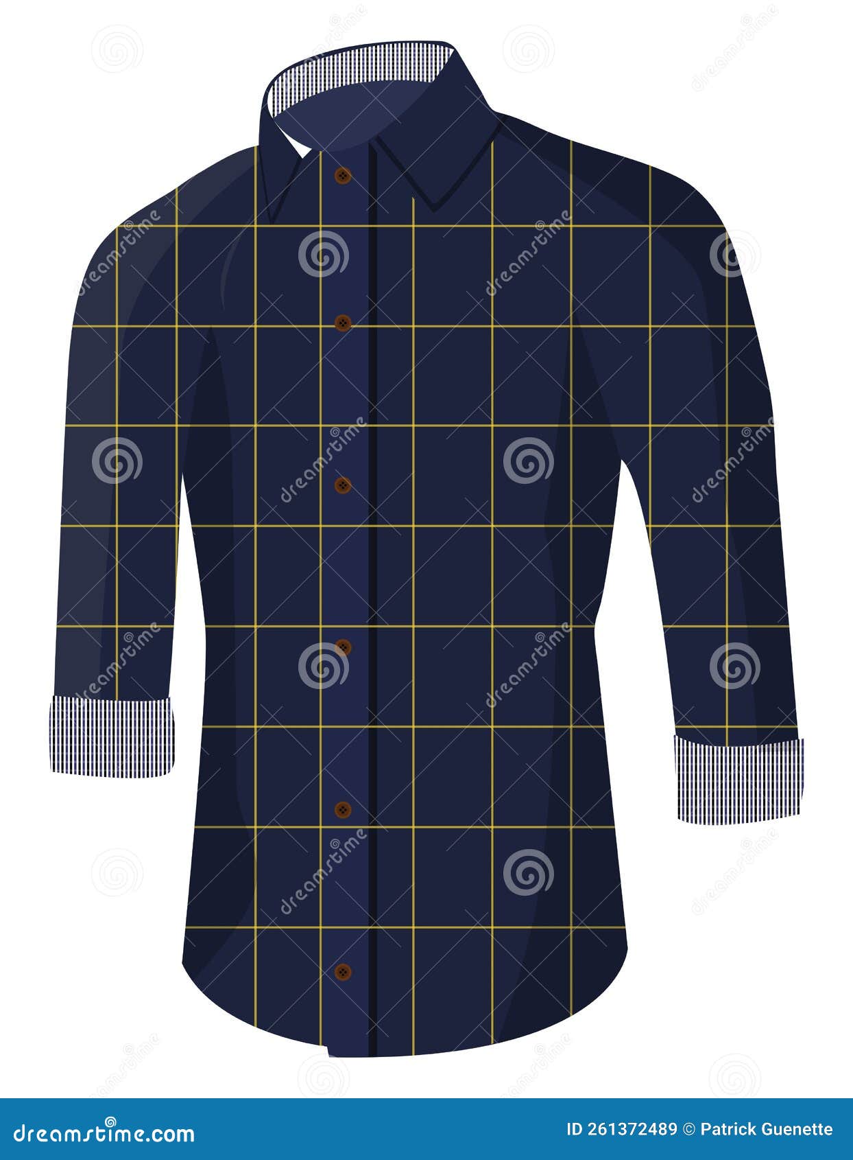 Dark blue shirt, icon stock vector. Illustration of cloth - 261372489