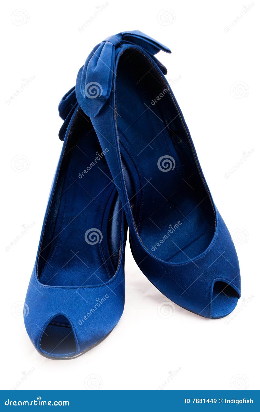 Dark blue shoes stock image. Image of close, neck, clothing - 7881449